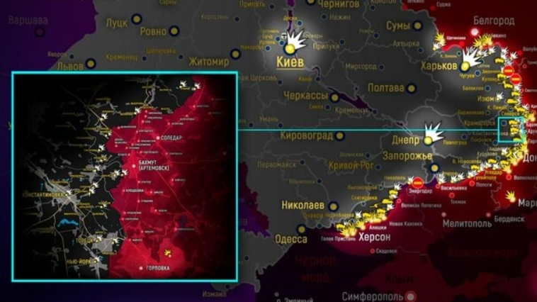 НАЈНОВИЈИ РАТНИ ИЗВЕШТАЈ: Руска авијација и артиљерија очистиле линију ...